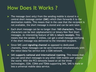 SMS & MMS Technologies | PPTX