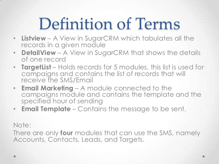 Sms module 2