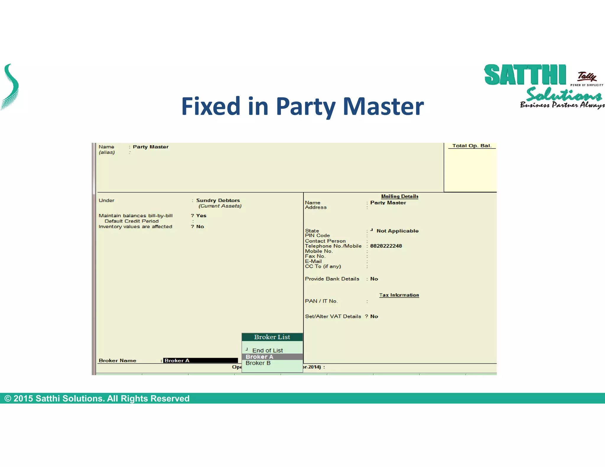Tally SMS Module for invoice and Receipt | PPT