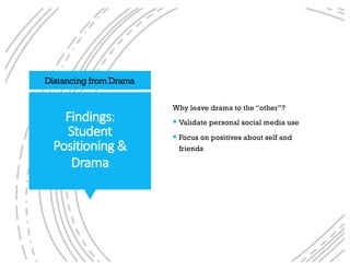 Avoiding Drama: Student and Teacher Positioning within a School's ...