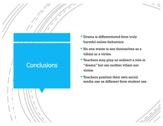 Avoiding Drama: Student and Teacher Positioning within a School's ...