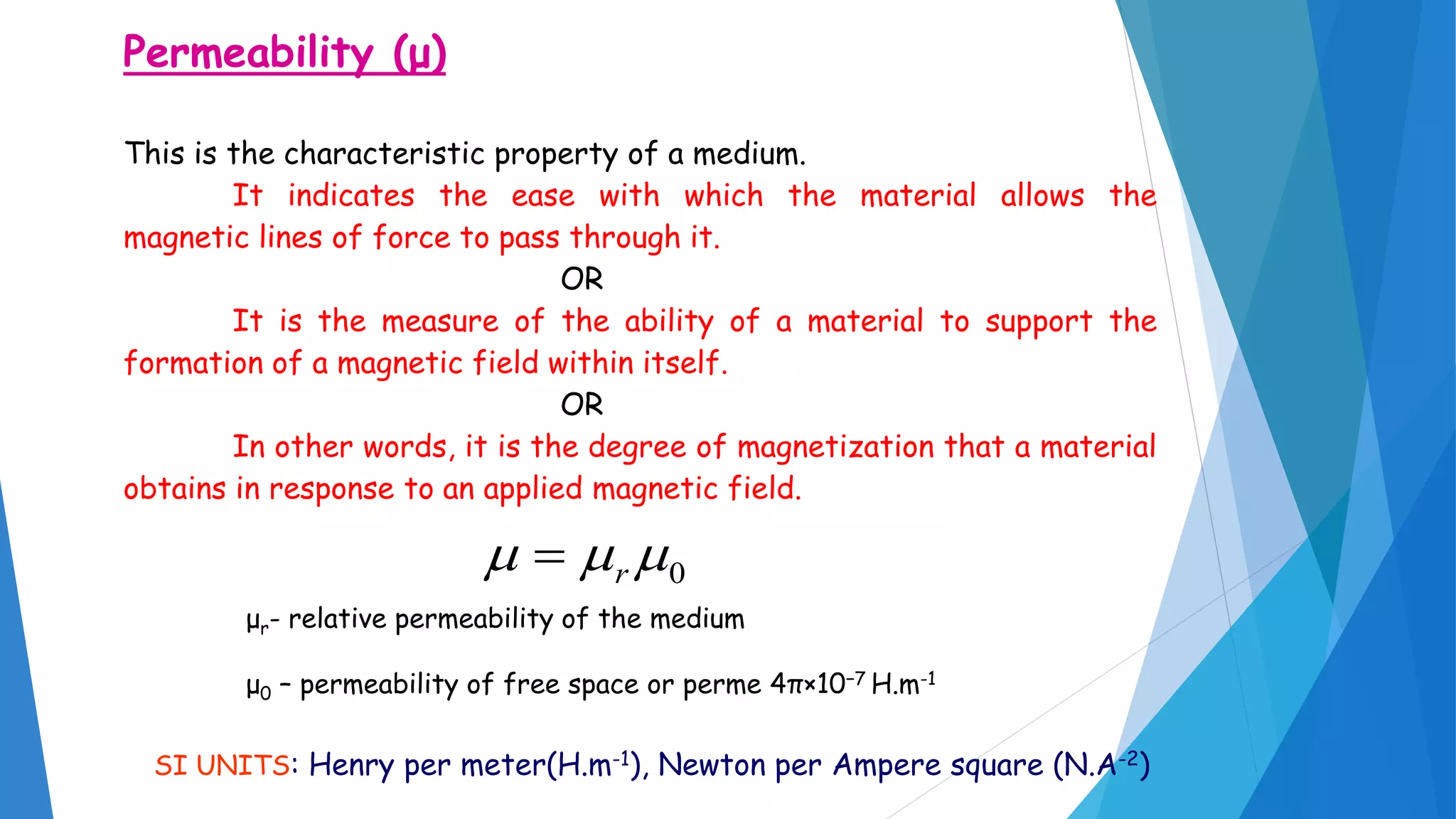 Magnetic properties and Superconductivity | PPTX