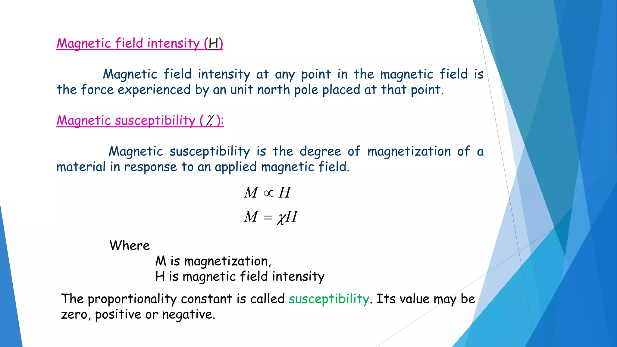 Magnetic properties and Superconductivity | PPTX