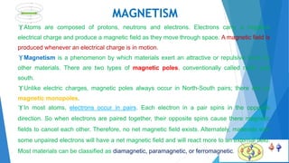 Magnetic properties and Superconductivity | PPTX