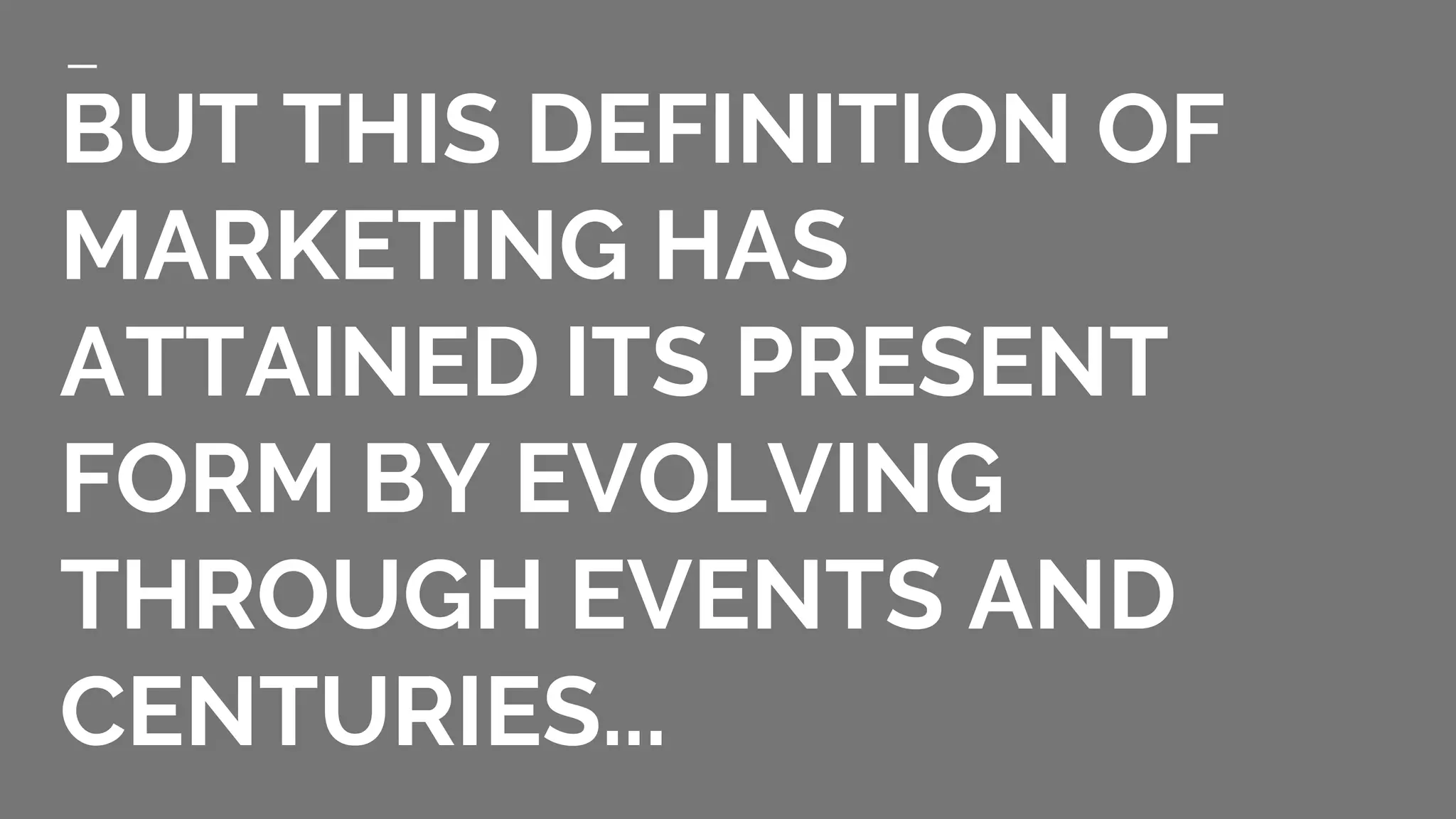Evolution of marketing | PPTX