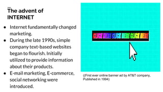 Evolution of marketing | PPTX
