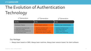 Welcome to the 3rd generation in user authentication | PPT