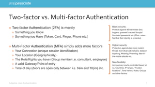 Welcome to the 3rd generation in user authentication | PPT