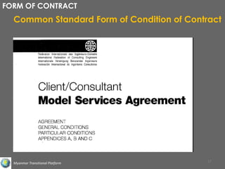 Implementation of Construction Project with Detailed Contract Documents ...