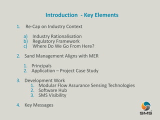 MER and Sand Management Alignment | PPT