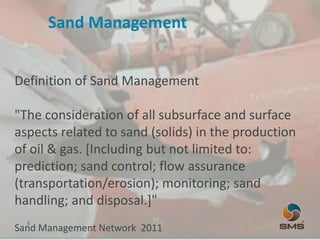 MER and Sand Management Alignment | PPT