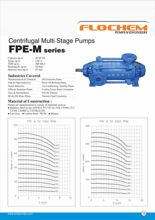 SMS Pumps & Engineers, Ahmedabad, Industrial Centrifugal Pumps | PDF