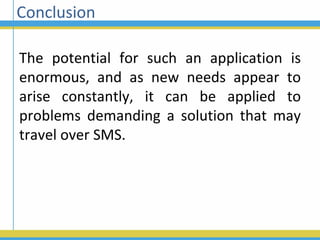 Sms query & response system | PPT