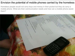 Phase 1 Research: Homeless SMS | PPT