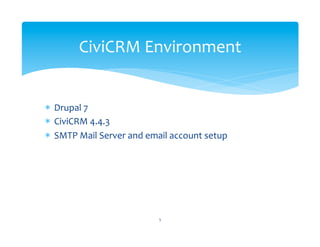 SMS setup for CiviCRM | PPT