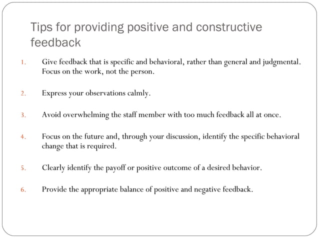 The Performance Management Cycle