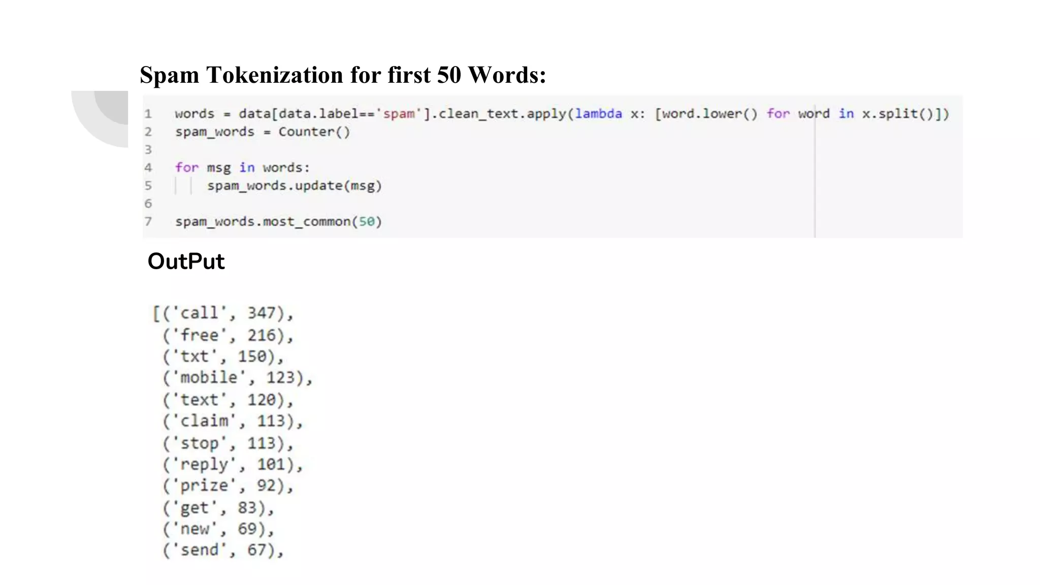 Sms spam classification | PPTX