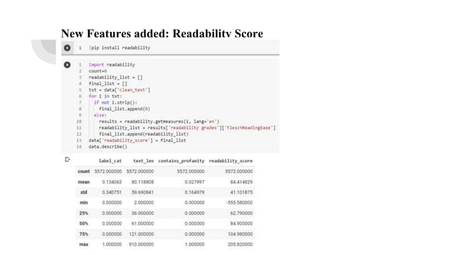 Sms spam classification | PPTX