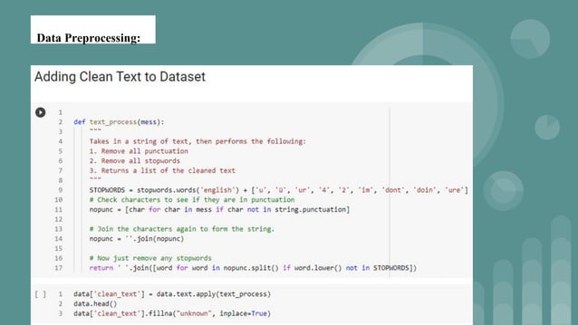 Sms spam classification | PPTX