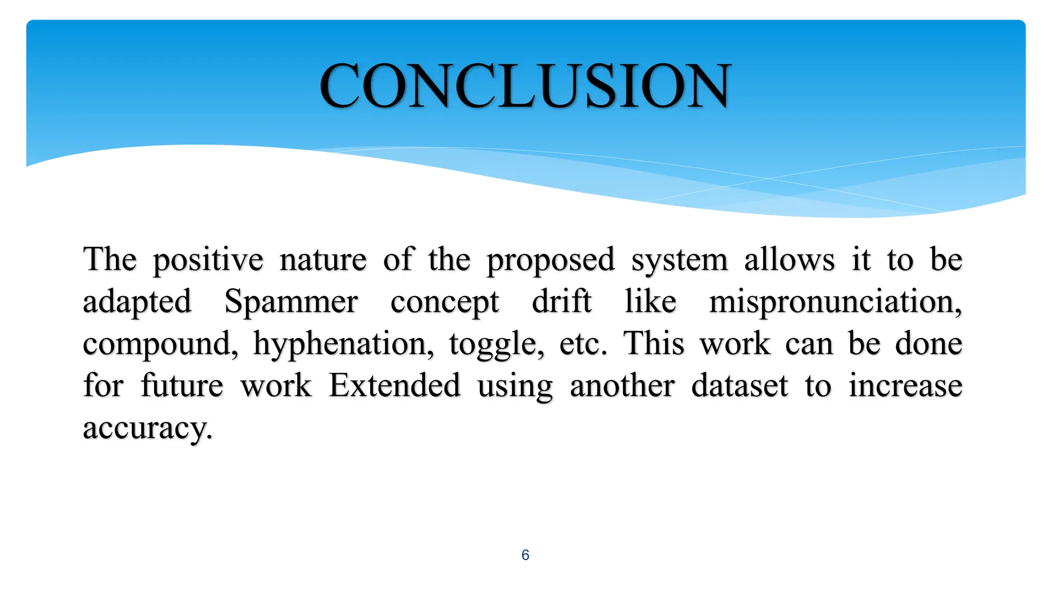 Spam message classifier using machine learning | PPTX