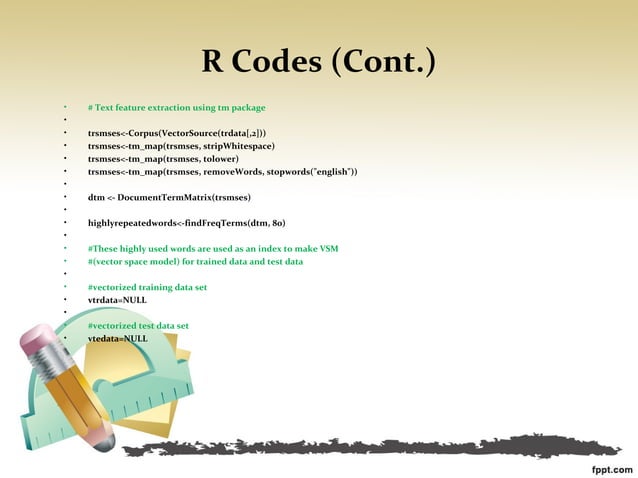 SMS Spam Filter Design Using R: A Machine Learning Approach | PPT