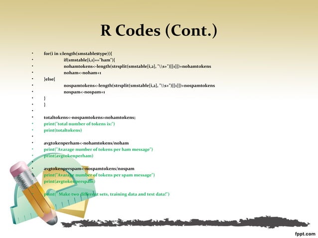 SMS Spam Filter Design Using R: A Machine Learning Approach | PPT
