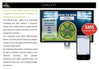 SMS to Screen Games | PPT