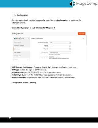 Magento 2 SMS Ultimate Extension | PDF