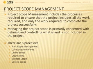 Smsvn pmp training_slides_chapter_5 | PPT