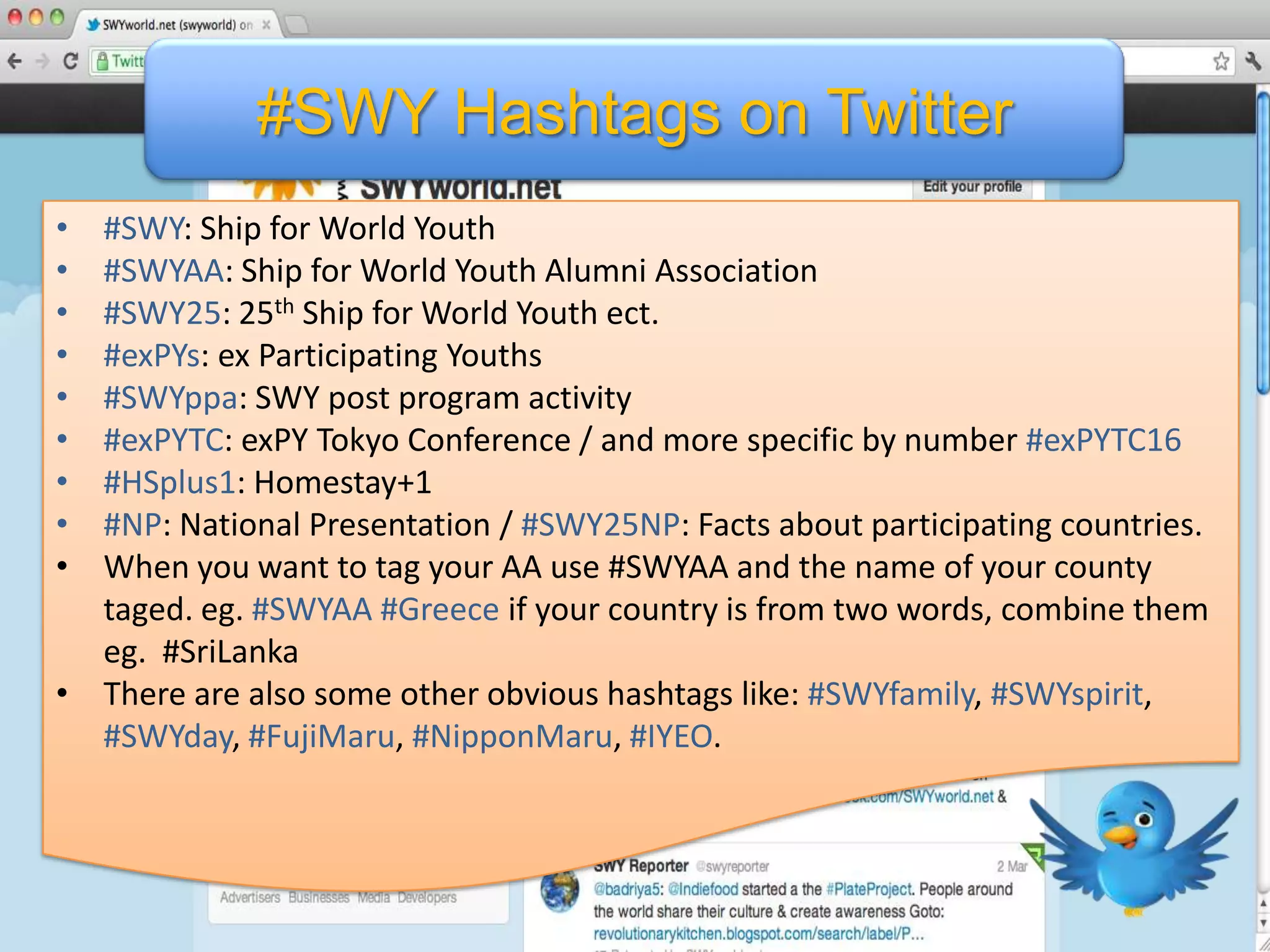 Social Media & SWY | PPT