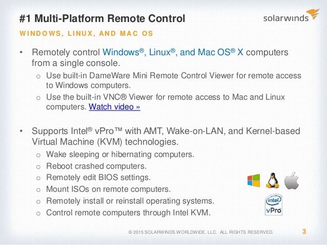 Dameware Mini Remote Control