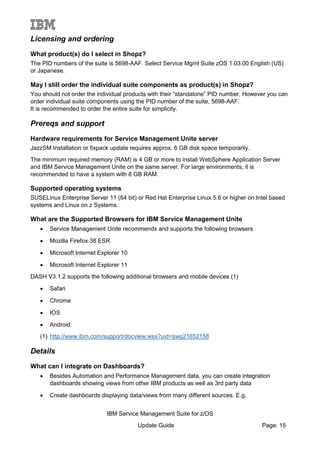 IBM Service Management Suite V1.3.0 Update Guide | PDF | Operating ...