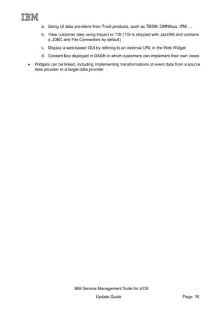 IBM Service Management Suite V1.3.0 Update Guide | PDF | Operating ...