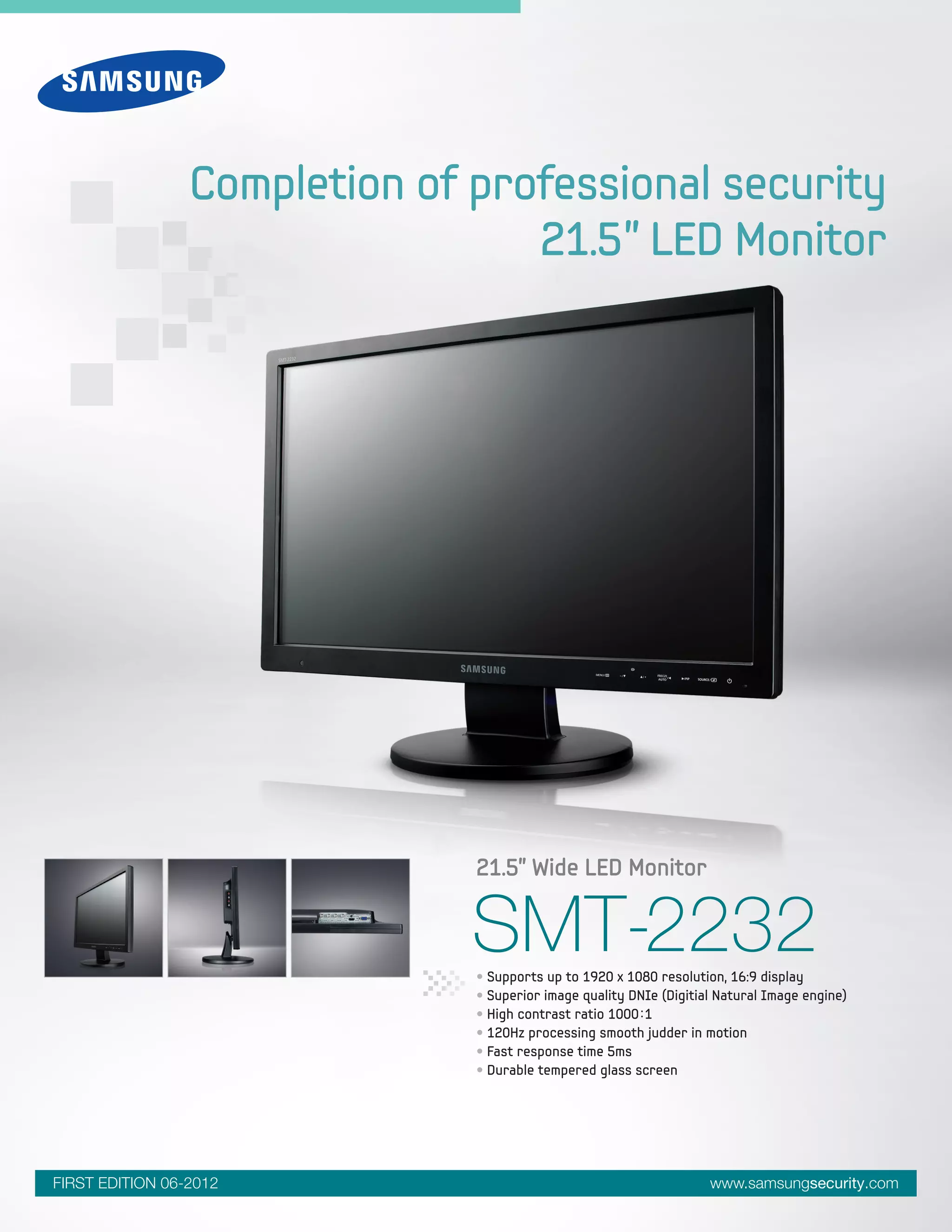 Samsung Techwin SMT-2232 Data Sheet | PDF | Computer Peripherals | Computing