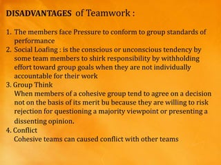 Self Management Team | PPTX