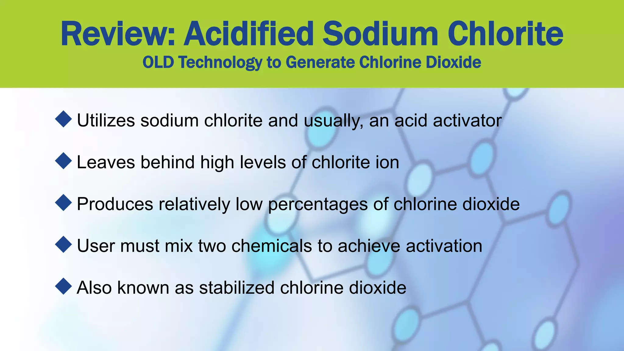 Pure Chlorine Dioxide (ClO2) | PPTX
