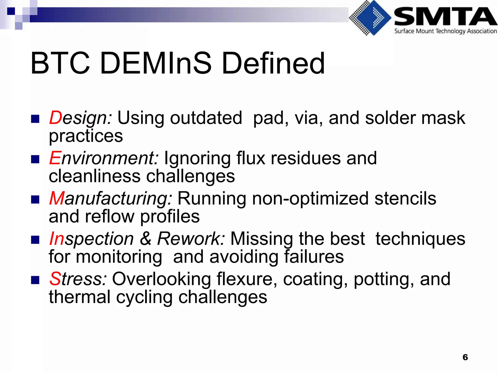 BTC: Bottom Termination Component or Biggest Technical Challenge? | PDF