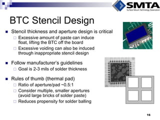 BTC: Bottom Termination Component or Biggest Technical Challenge? | PDF