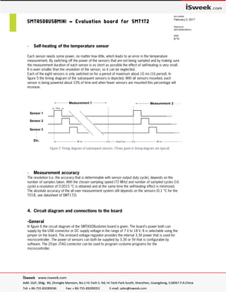 isweek SMTAS08USBmini – evaluation board for smt172 | PDF