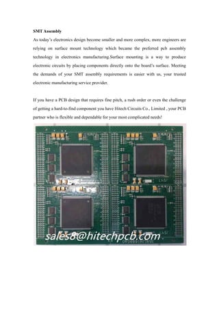 Printed Circuit Board SMT Assembly made in China | PDF