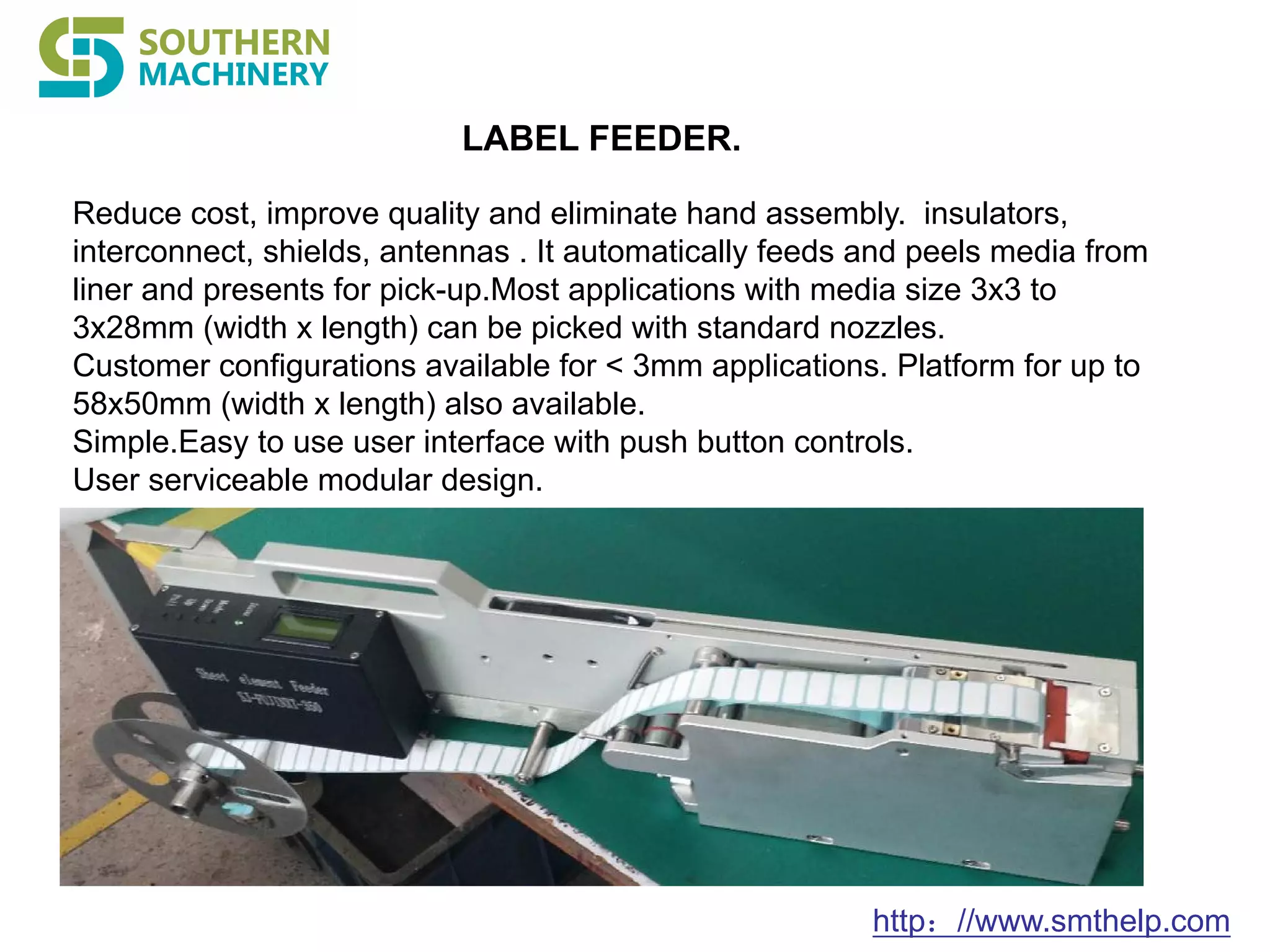 Smt custom feeder series | PDF