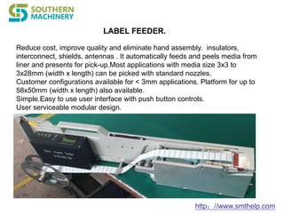 Smt custom feeder series | PDF