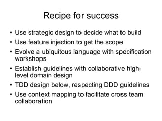 DDD eXchange 2010: Gojko Adzic on DDD, TDD, BDD | PPT