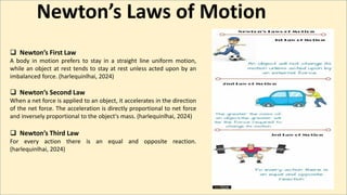 Newton's laws of Motion: First, Second & Third | PDF