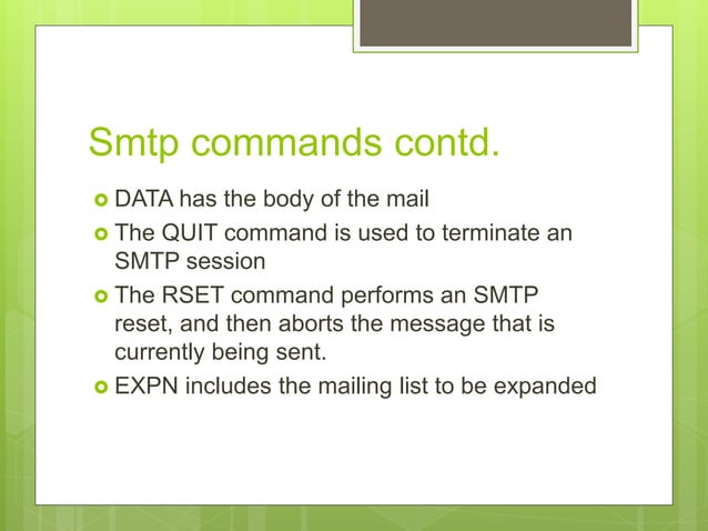 Simple Mail Transfer Protocol | PPTX