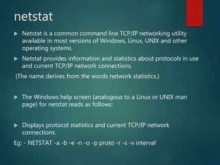 SMTP and TCP protocol | PPT