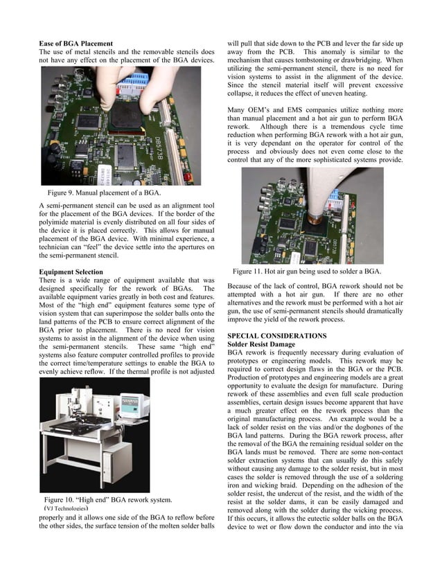 BGA Rework Process | PDF | Home Improvement | Home & Garden
