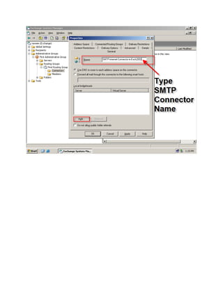 Smtp connector configured in exchange server 2003 part 09 | PDF