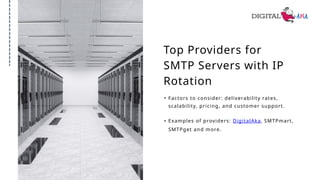SMTP Server with IP Rotation- Enhance Deliverability | PPTX