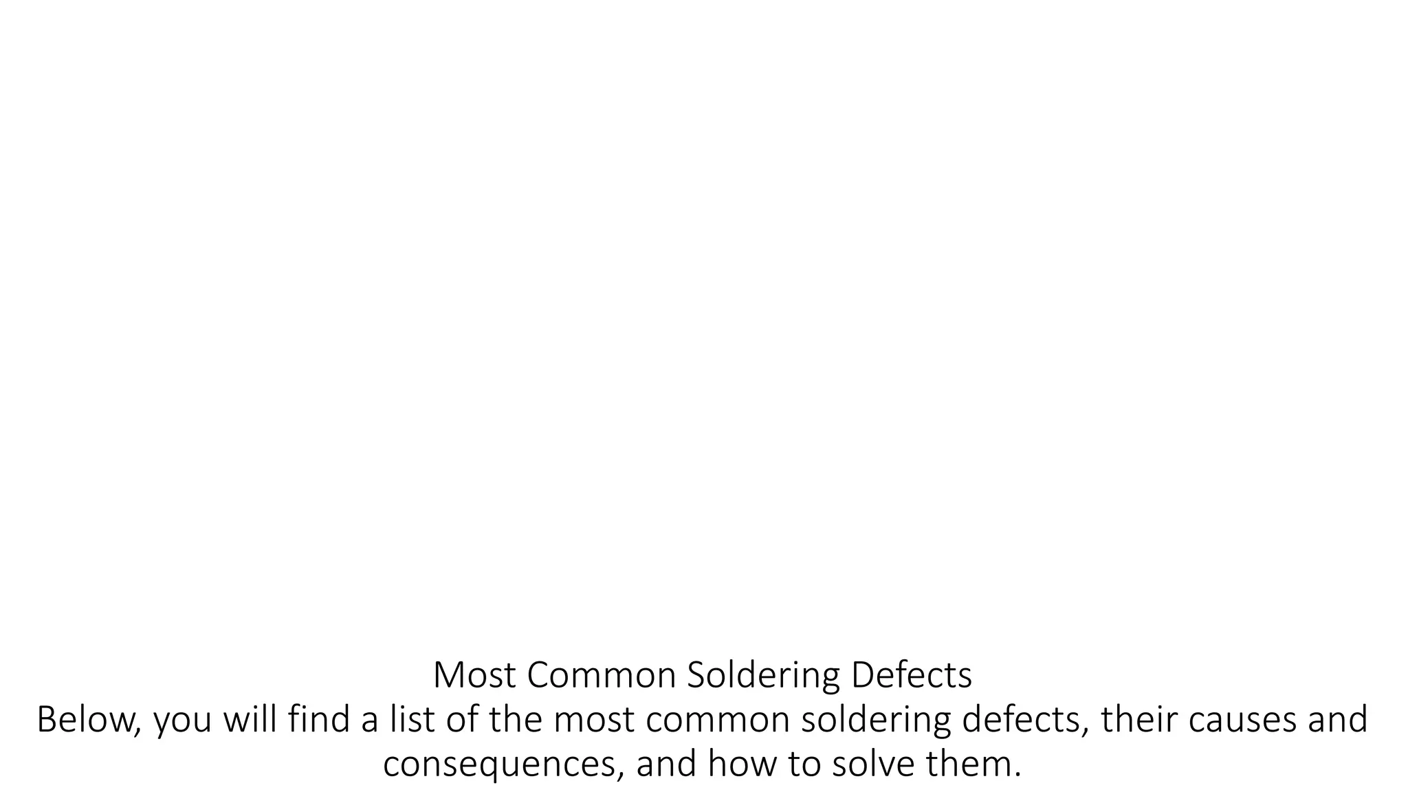 SMT SOLDERING DEFECTS VS SOLUSIONS PPT.pptx